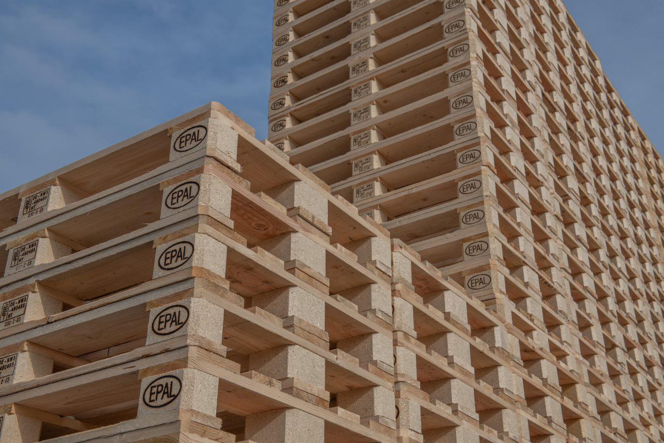 Certified EPAL wooden Euro pallets
